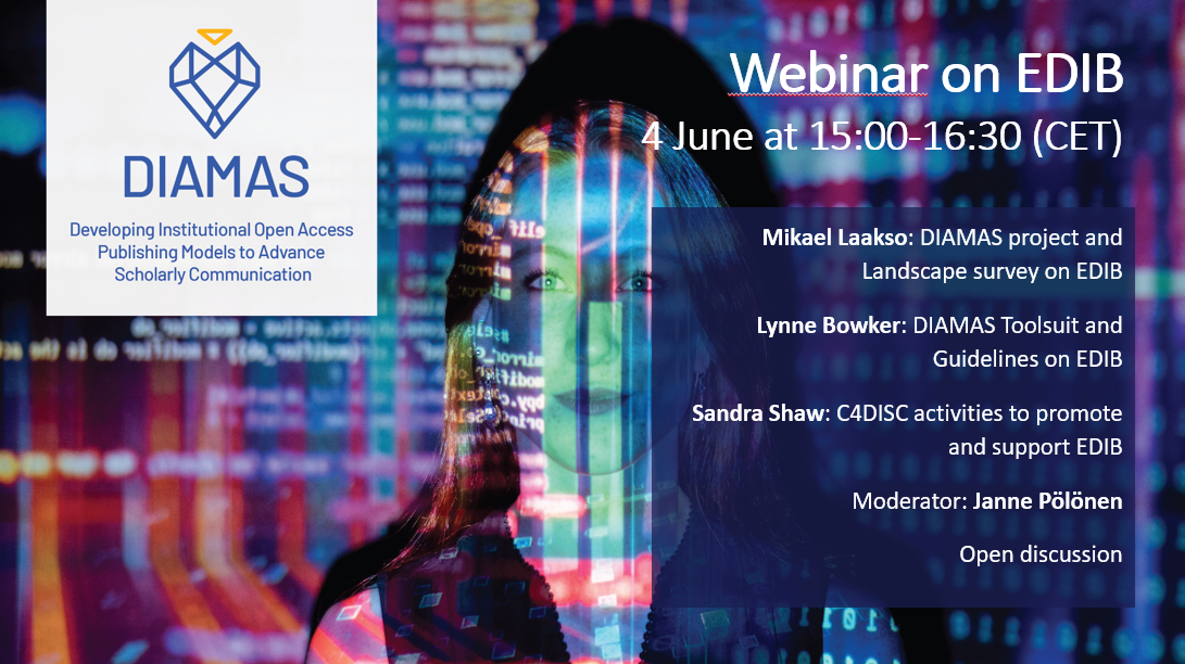 Presentations and recording of DIAMAS Webinar on EDIB | Publication Forum